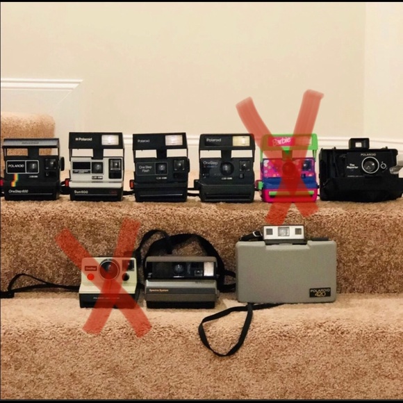 Polaroid | Accents | Vintage Polaroid Camera Bundle | Poshmark